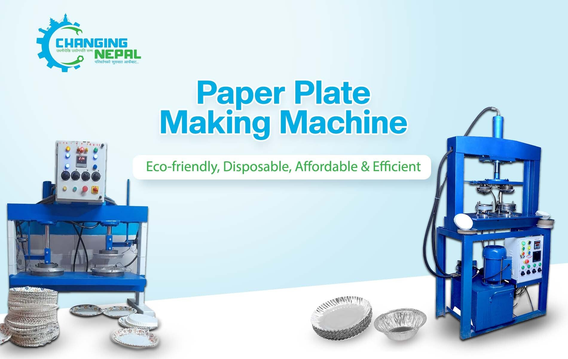 Paper Plate Machine in Nepal | Eco-Friendly & Efficient